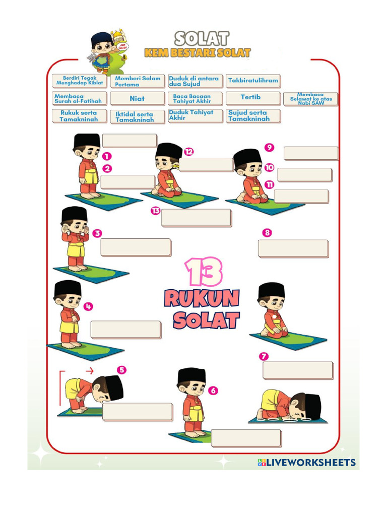 Panduan Rukun Solat PPKI 2024 | PDF