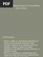 Asca Ethical Standards | PDF | School Counselor | Child Neglect