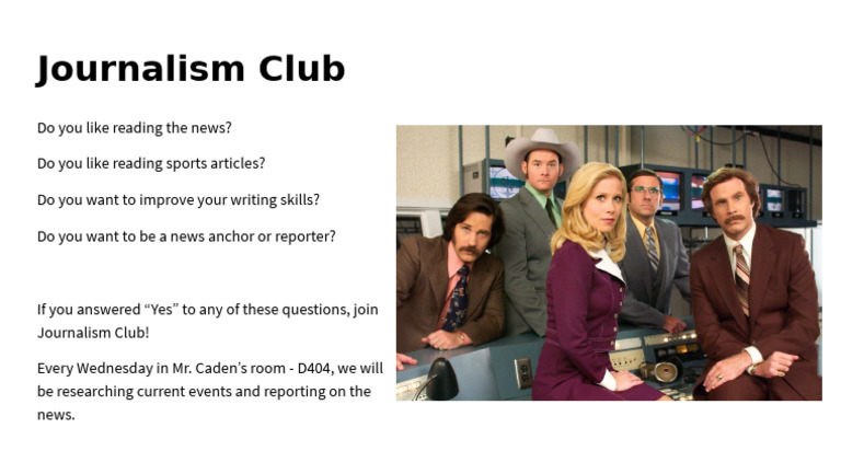 Journalism Club | PDF