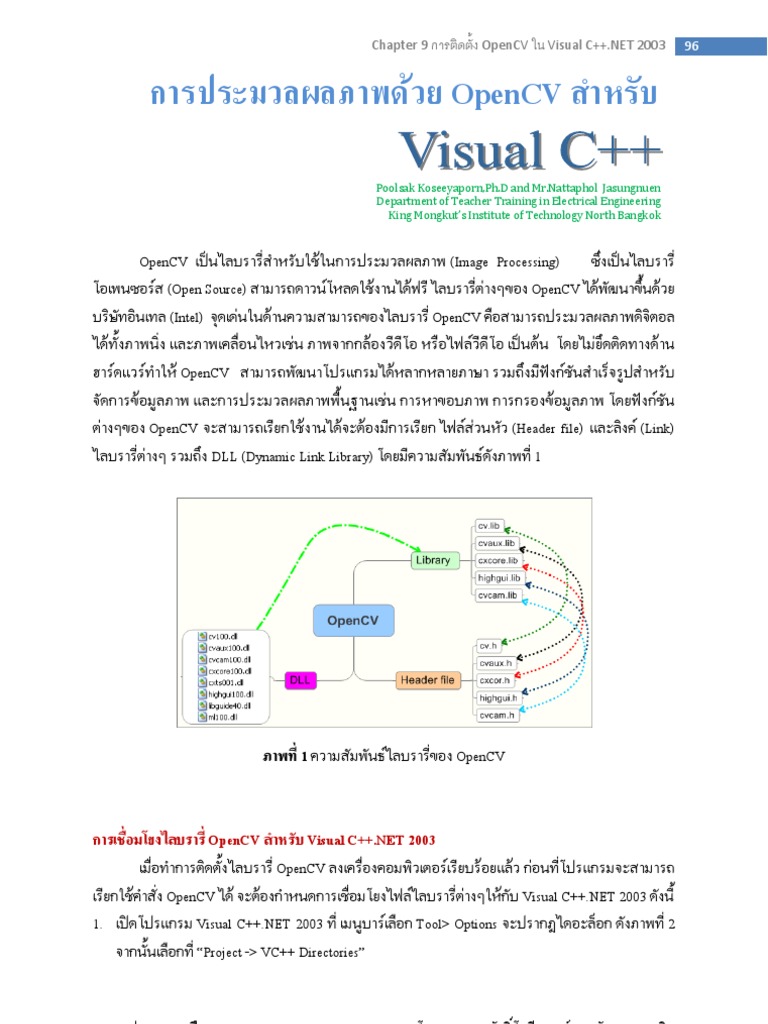 การประมวลผลภาพดิจิตอลด้วยโปรแกรม Visual C++ EP9 การติดตั้ง OpenCV ใน ...
