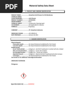 Un2990 MSDS | PDF | Oxygen | Safety