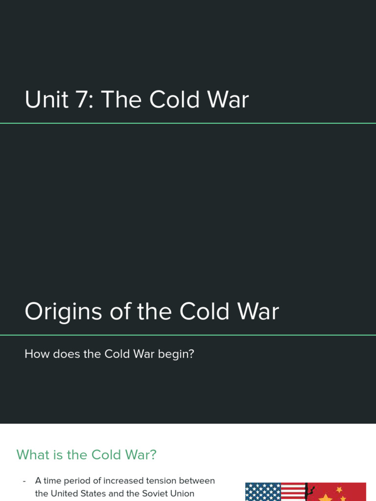 Cold War Origins and Key Events | PDF | Communism | Cold War