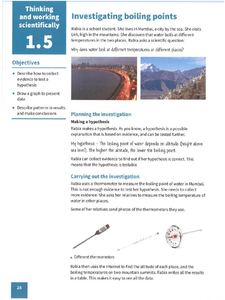 MYP 4 Investigation | PDF