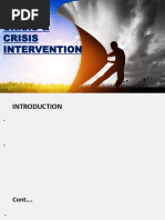 TCI Stress Model of Crisis Overview | PDF | Stress (Biology) | Psychology