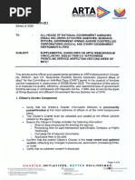 ARTA Compliance Submission Deadlines 2024 | PDF | Government | Justice