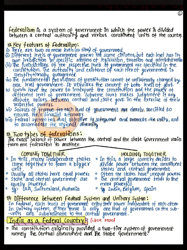 Federal vs. State Government Powers | PDF