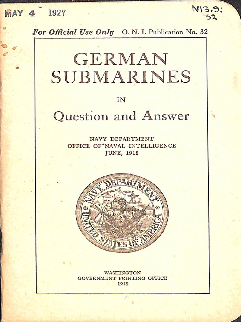 German Submarines: Q&A Overview | PDF | Submarines | Naval Warfare