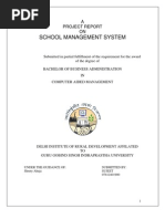 PROJECT OF SCHOOL MANAGEMENT SYSTEM | Curriculum | Use Case