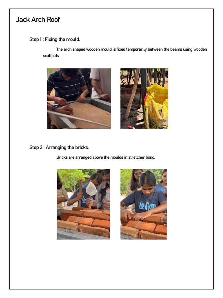 Jack Arch Roof | PDF