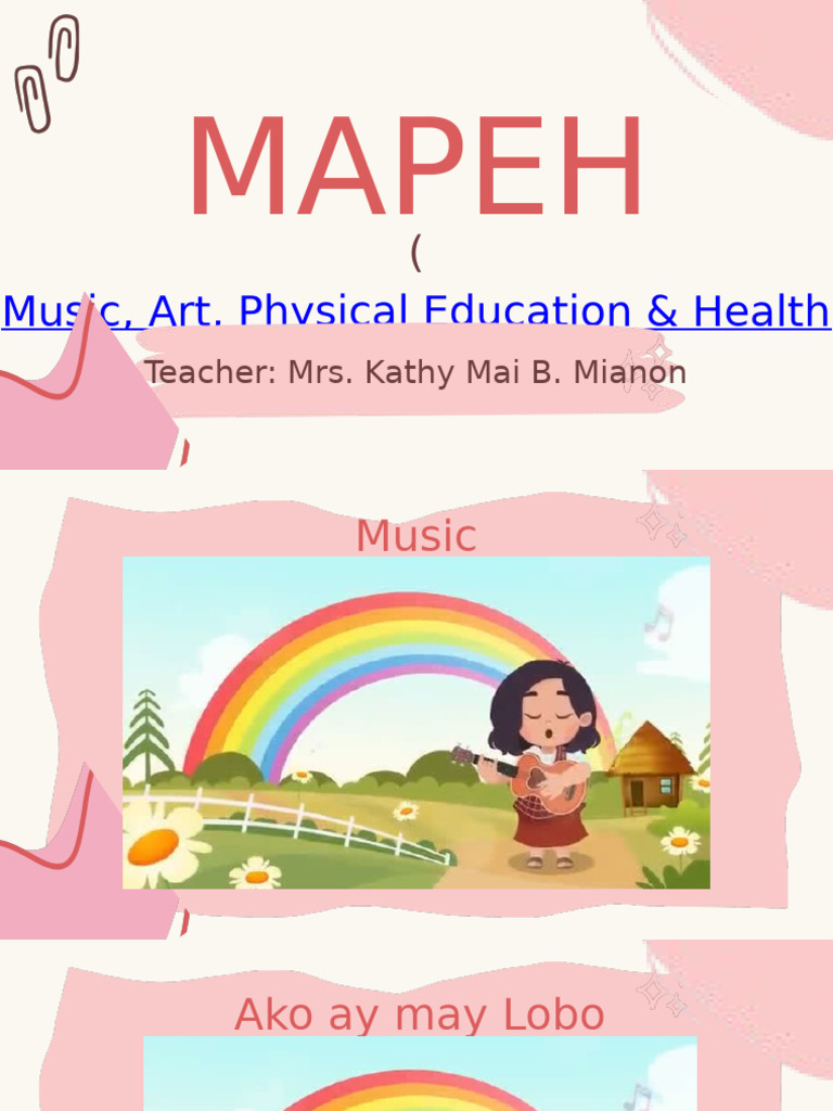 Mapeh - Grade 1 | PDF