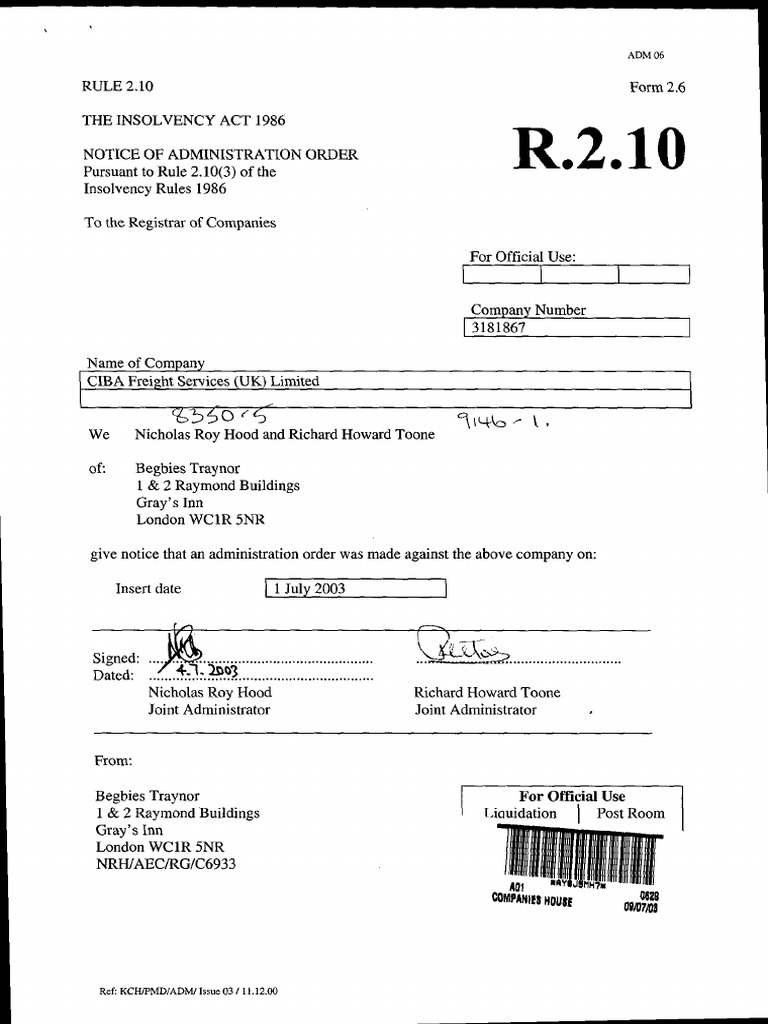 Companies House Document | PDF