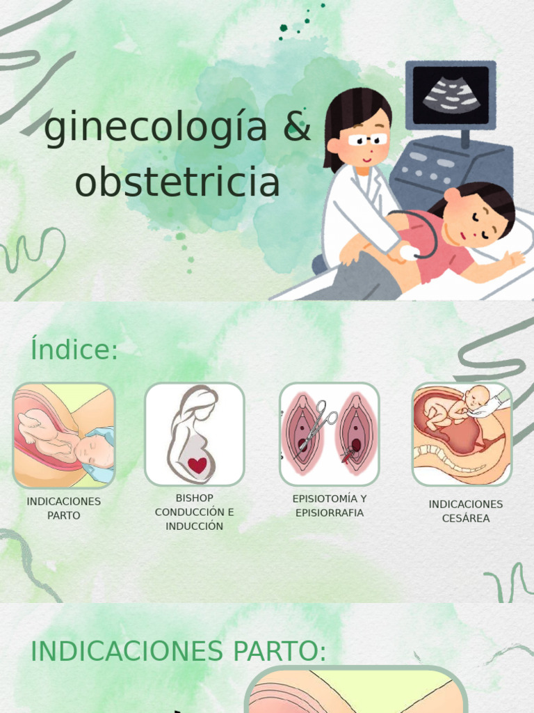 Indicación y Manejo del Parto y Cesárea | PDF | Parto | El embarazo