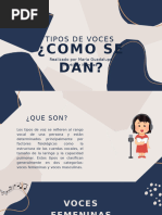 La Clasificación, Tipos y Clases de Voces | PDF | Canto | Música vocal