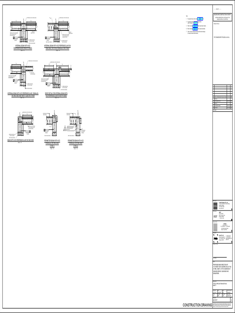 Typical Precast Beam Details Guide | PDF | Civil Engineering | Building ...