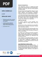SAF-ACID Descaling Procedure Guide | PDF | Water | Dose (Biochemistry)