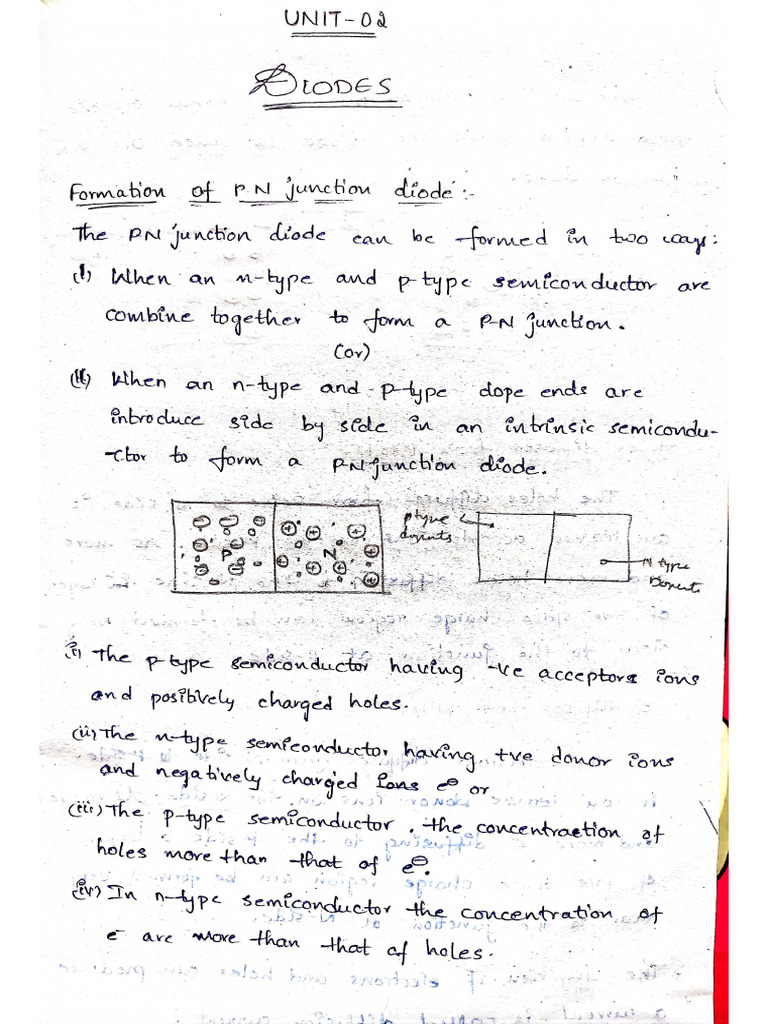 UNIT - 2 Diodes | PDF