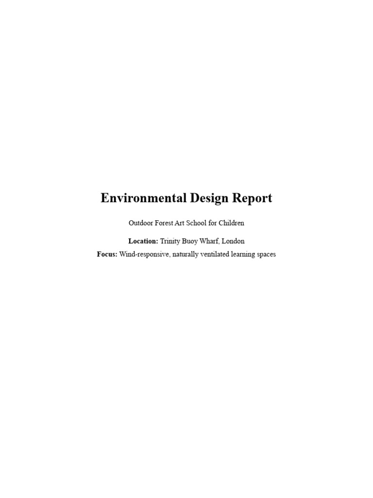 Environmental Design for Art School | PDF | Window | Ventilation ...
