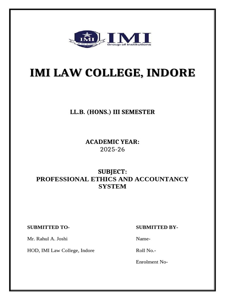 Professional Ethics & Accountancy System | PDF | Chess Theory | Chess