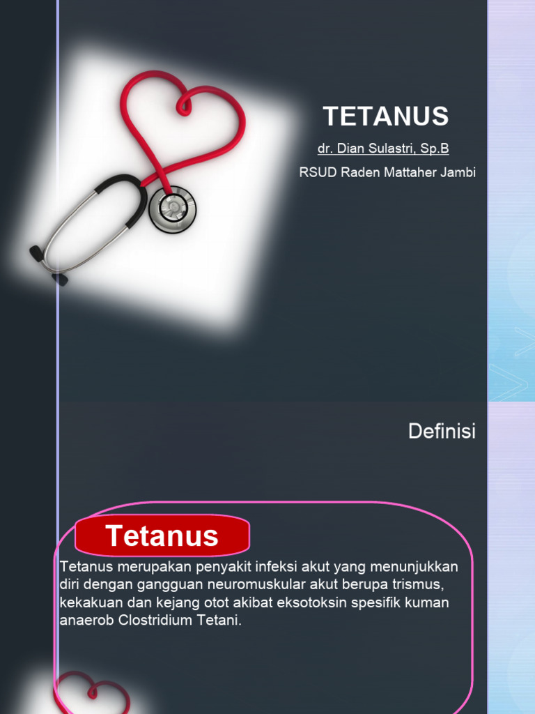 PPT Tetanus | PDF
