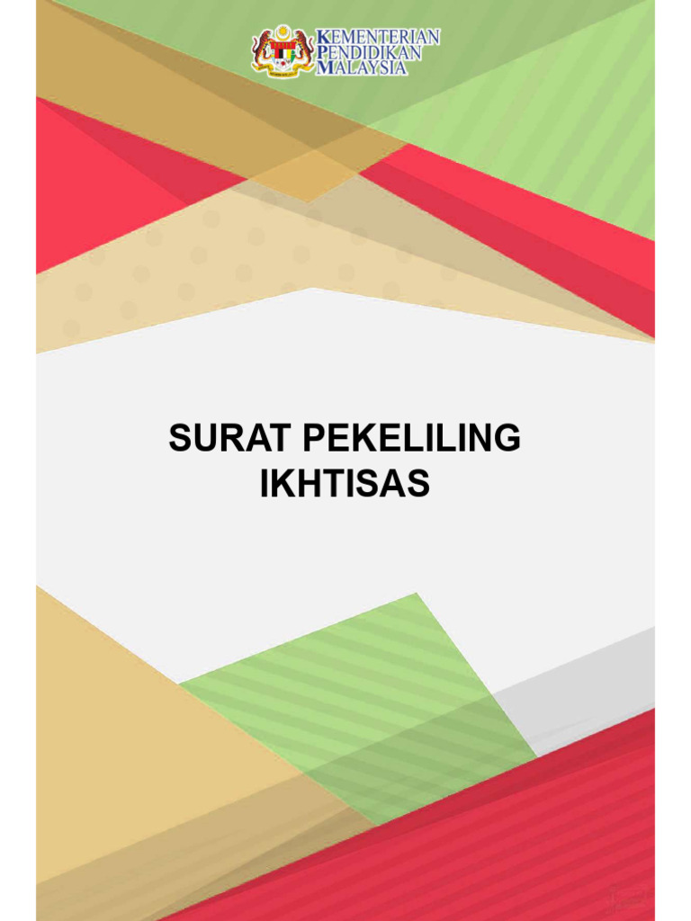 Surat Pekeliling Ikhtisas | PDF