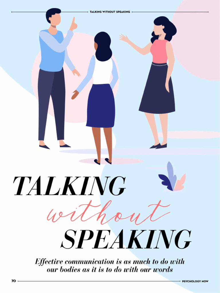 Talking Without Speaking | PDF
