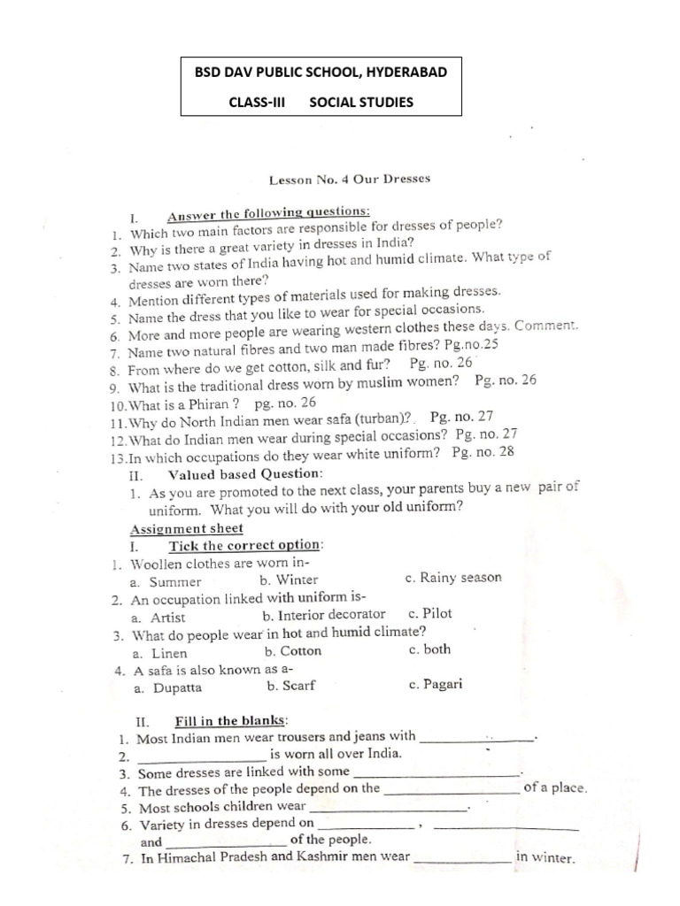 Iii Social WS Ls. 4 | PDF