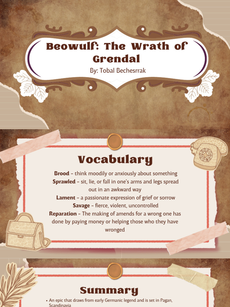 Summary of Grendel's Wrath in Beowulf | PDF