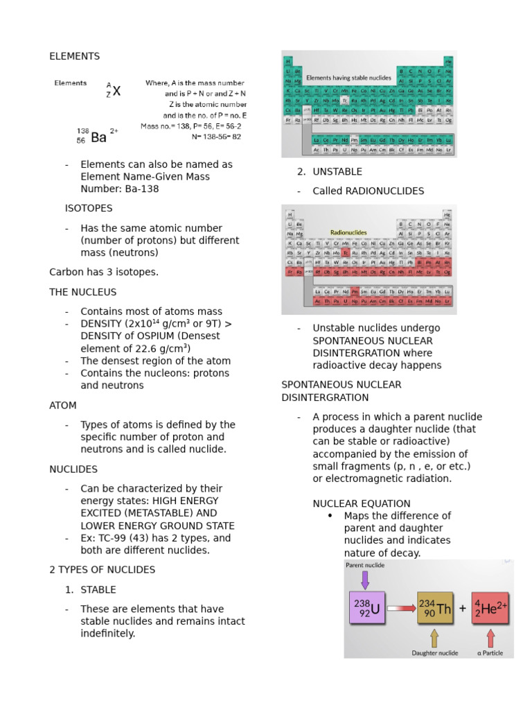 Nuclear Chem Review | PDF | Radioactive Decay | Neutron