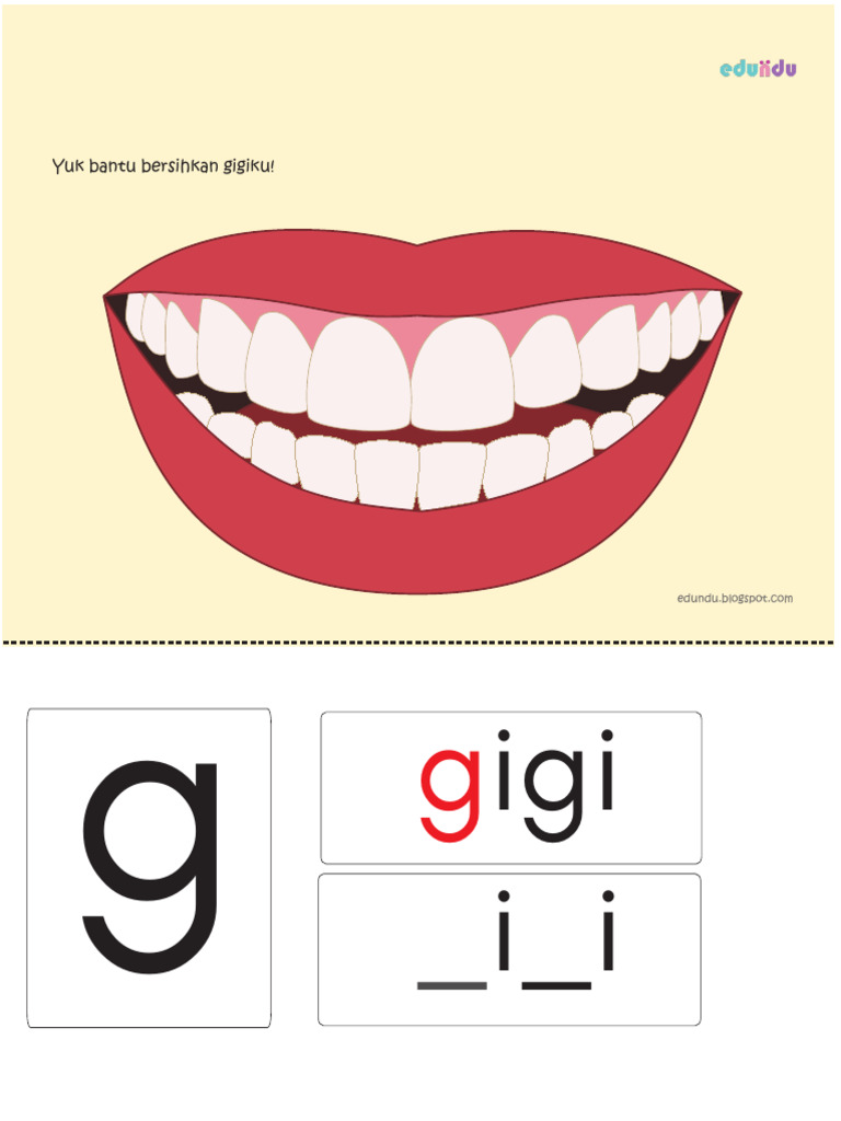Printable Tema Gigi | PDF