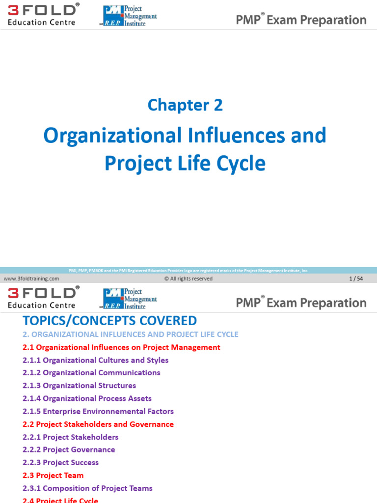 Organizational Influences on Project Life Cycle | PDF | Project ...