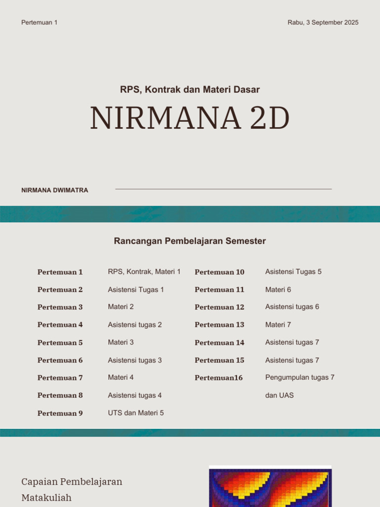 Nirmana 1 | PDF