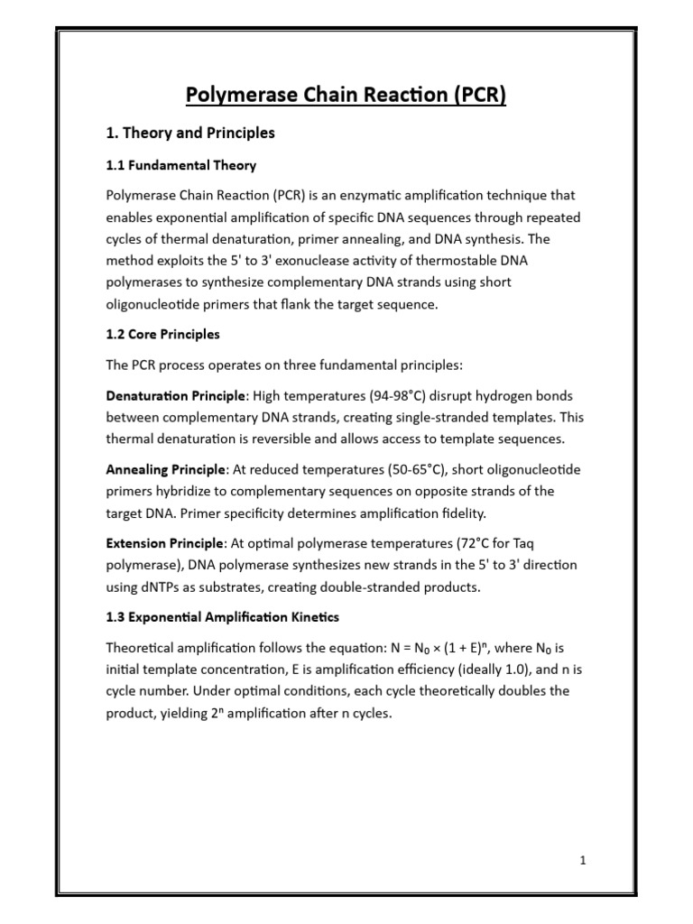 PCR Techniques and Optimization Guide | PDF | Polymerase Chain Reaction ...