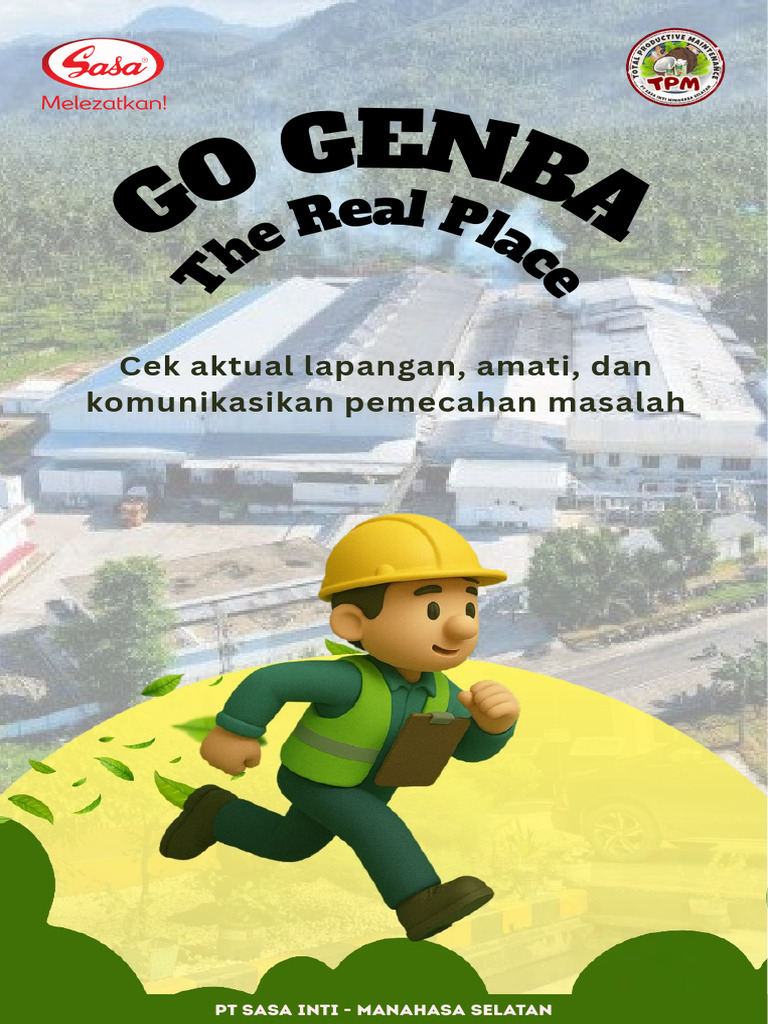 (3 PCS) Banner Go Genba (Uk. 1,2 x 2 m) | PDF