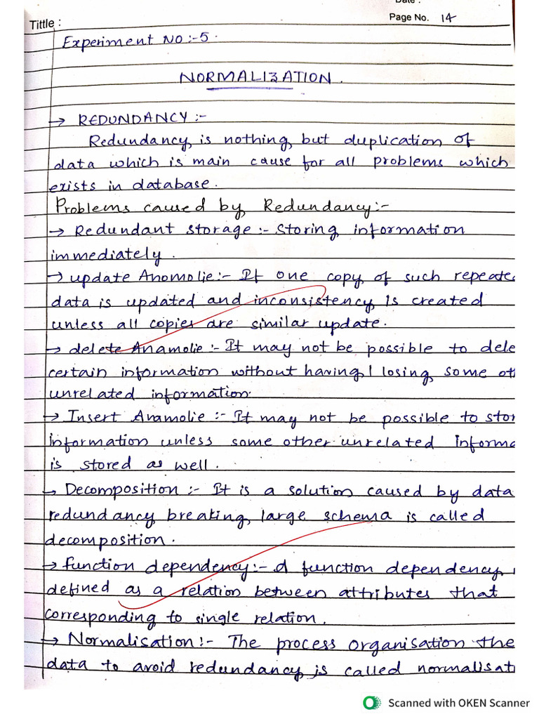 Ex 5 Normalisation 04-21-2025 09.46 | PDF