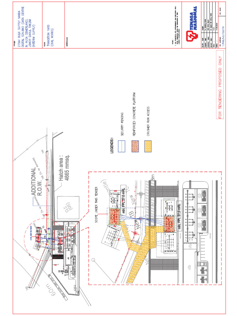 RFX 4000051516 Tender Drawing - Civil | PDF