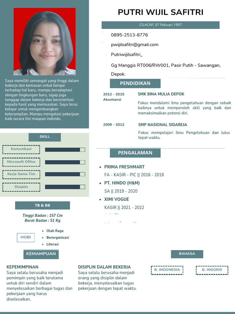 CV Putri Wijil Safitri | PDF