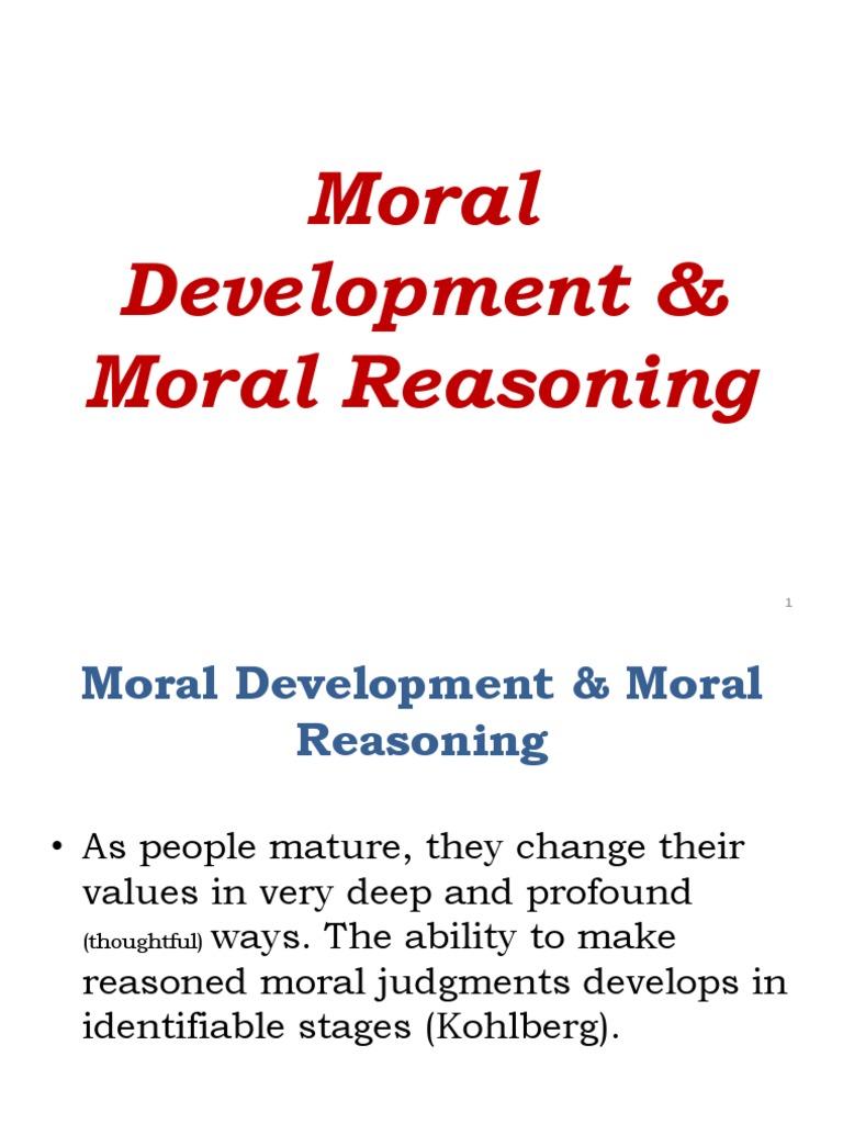 BBA Business Ethics Lecture 3 (Moral Development Moral Reasoning) | PDF ...