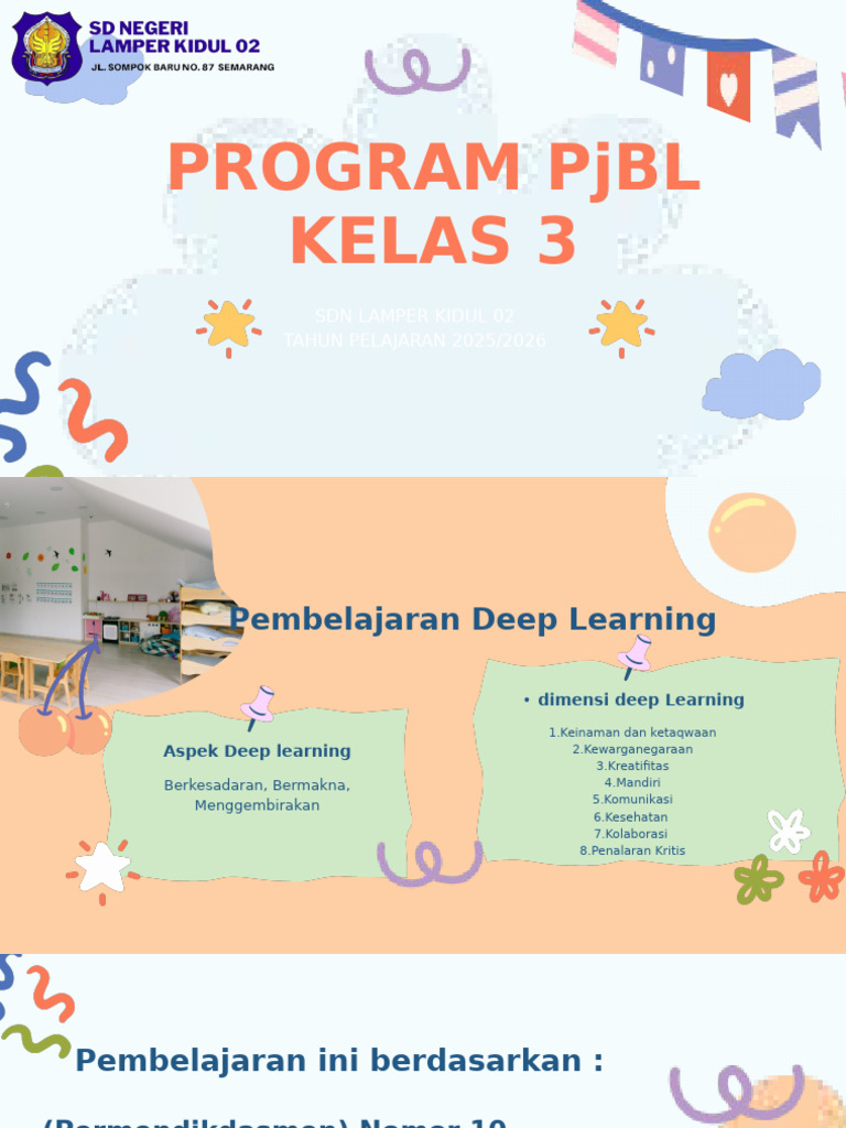 Blue and Orange Playful Kindergarten Program Presentation (1) | PDF