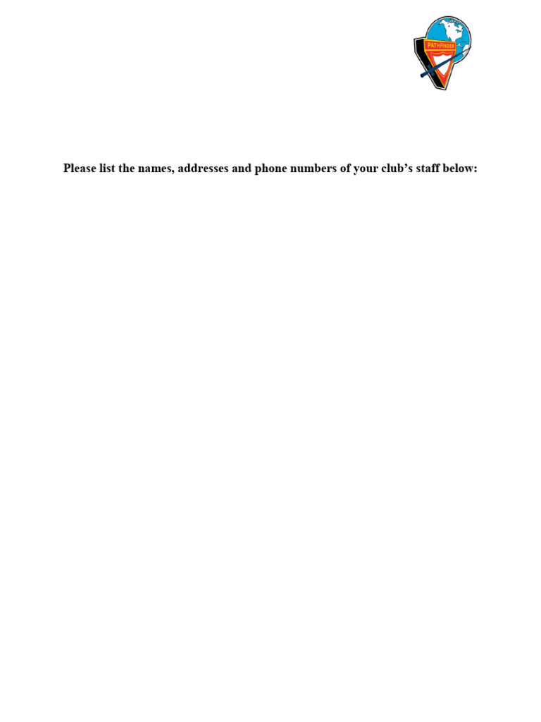7 Club Staff Directory | PDF
