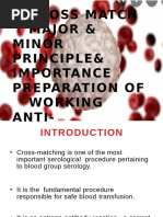 Crossmatching Using Gel Card Method | PDF | Antibody | Blood Plasma