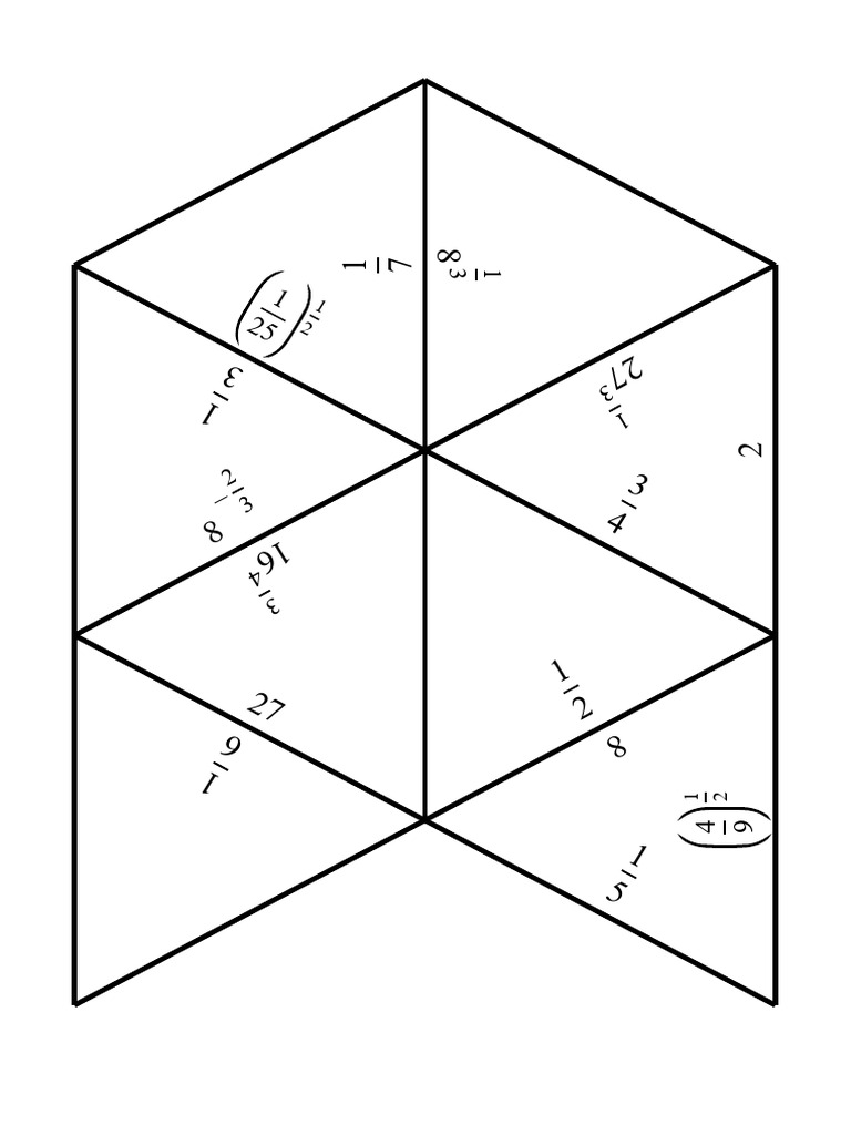 Class 8 Tarsia Exponents and Powers | PDF