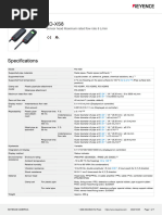 Keyence FD-R80 Sensor Specifications | PDF | Power Supply | Flow ...