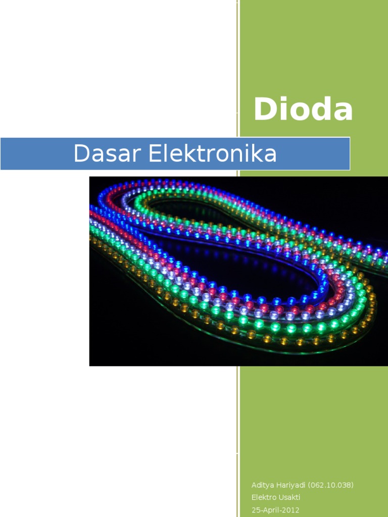Dasar Elektronika - Dioda | PDF