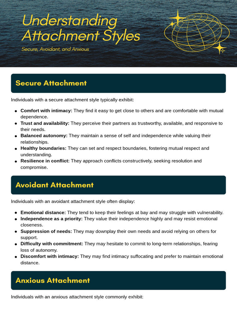 Understanding Attachment Styles | PDF