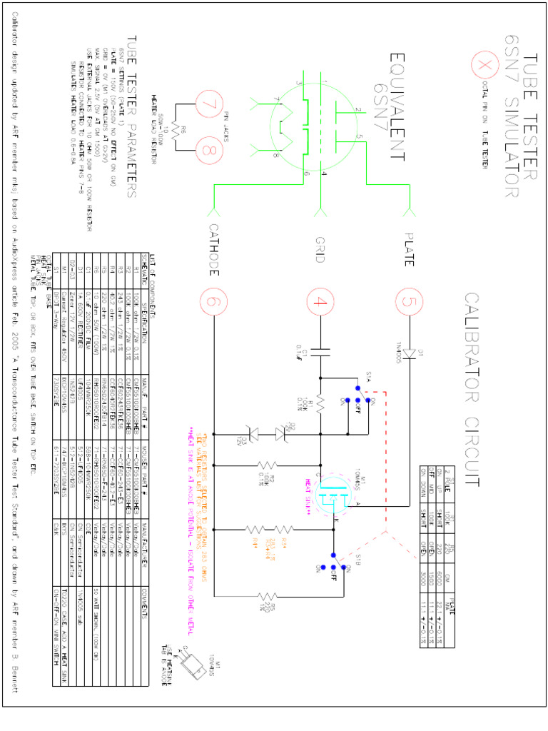 6sn7 Calibrator Museum | PDF