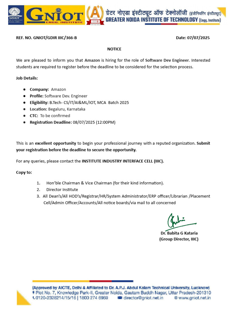 Amazon Notice B | PDF