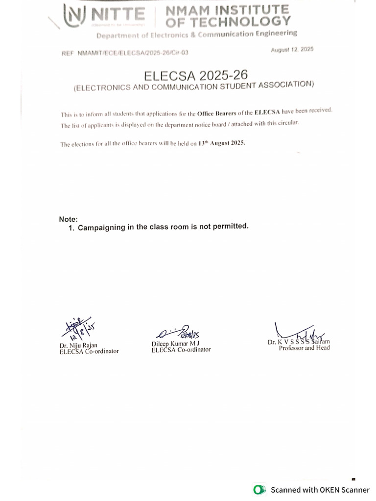 Elecsa Circular 3 | PDF