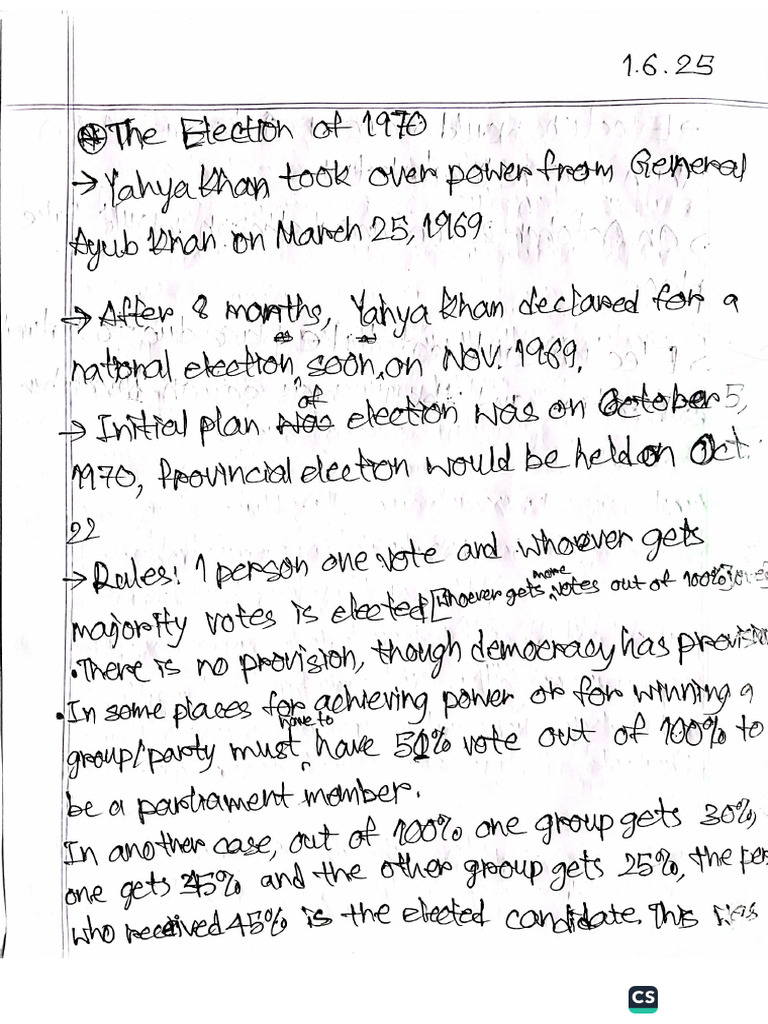 Election of 1970 | PDF