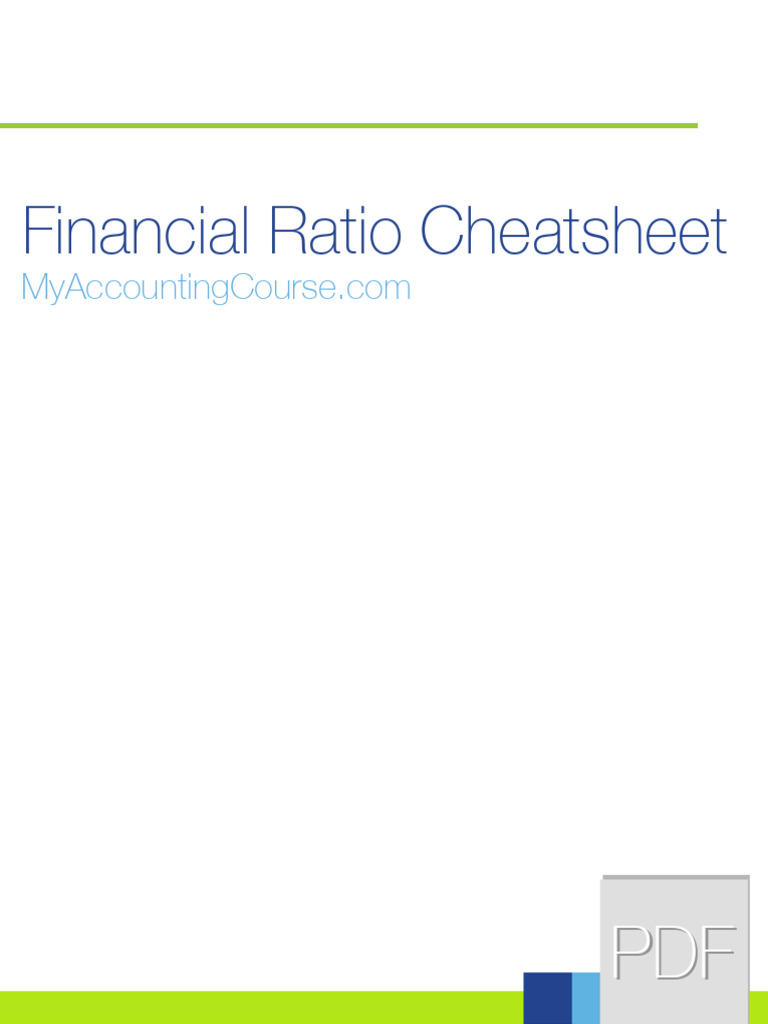 Essential Financial Ratios Guide | PDF | Equity (Finance) | Debt