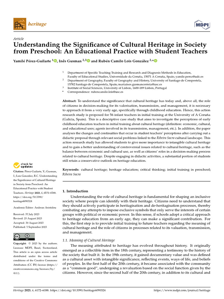 Understanding The Significance of Cultural Heritage in Society From ...